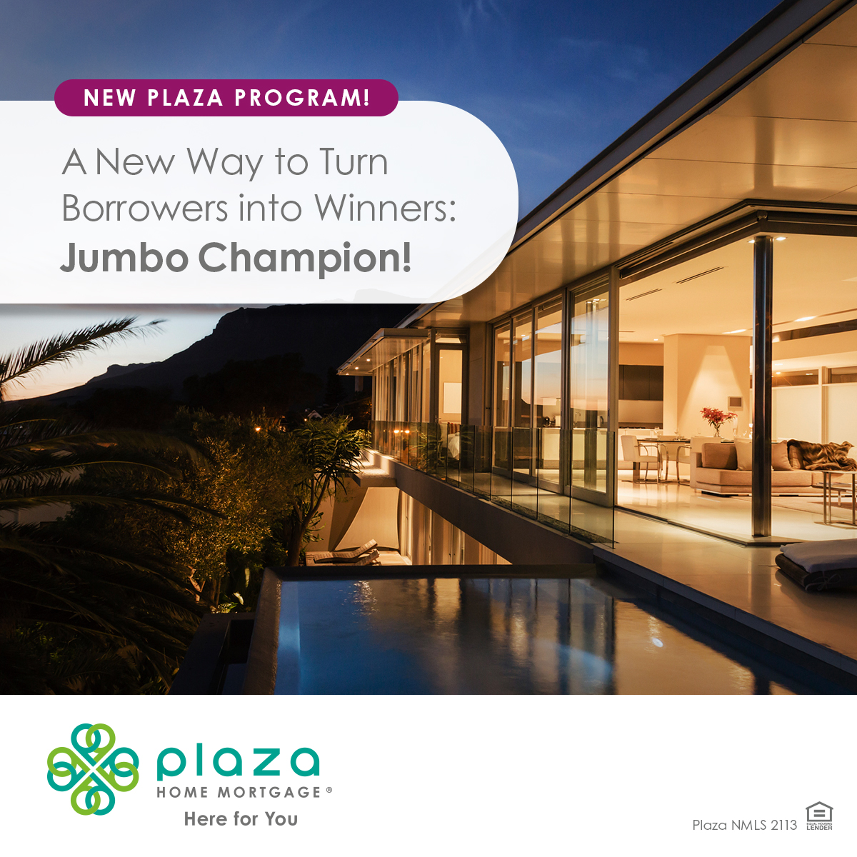 Jumbo Programs | Plaza Home Mortgage